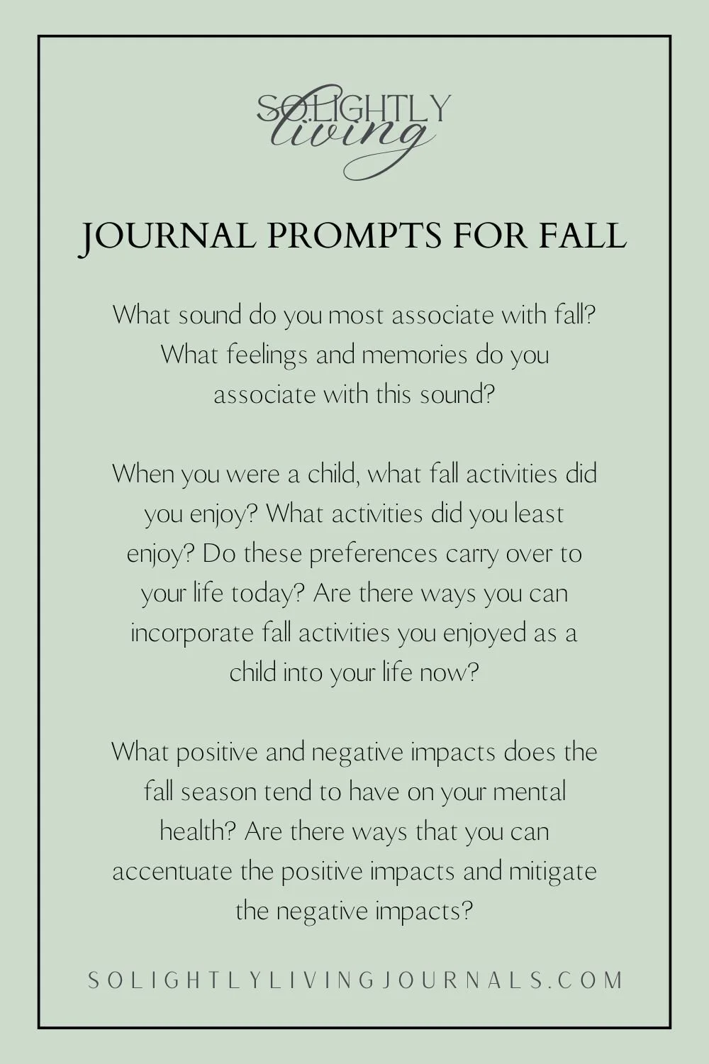 Nestle Up With These Journal Prompts For Fall