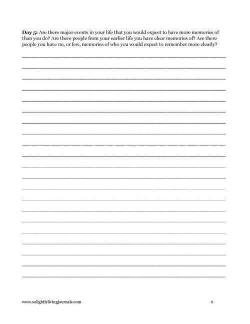 Free Printable Guided Journal Pages | 30 Days of Self Discovery