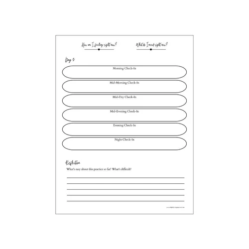 Free Printable Guided Journal Pages For Anxiety