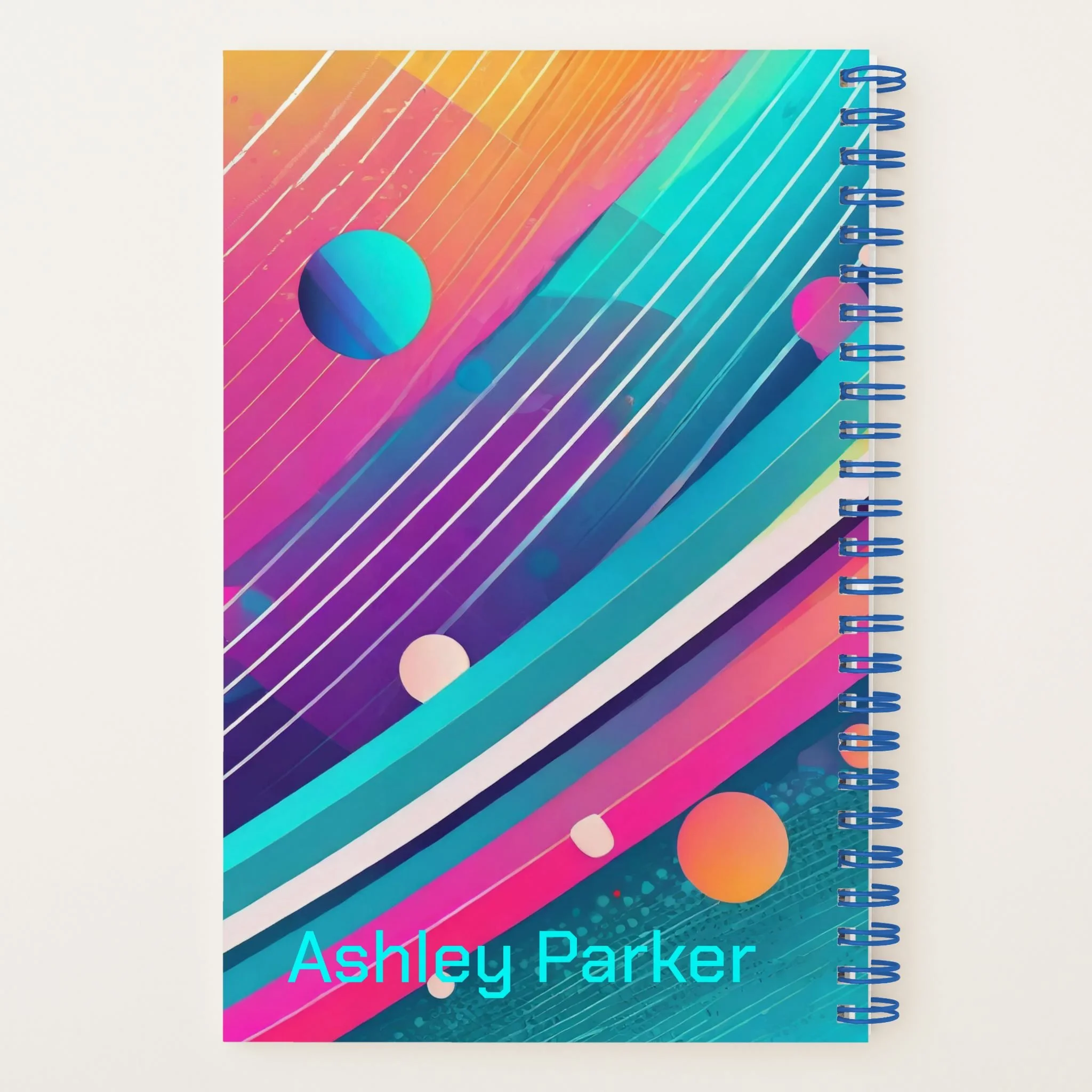 Personalized Synthwave Reading Journal | Shop Unique Journals