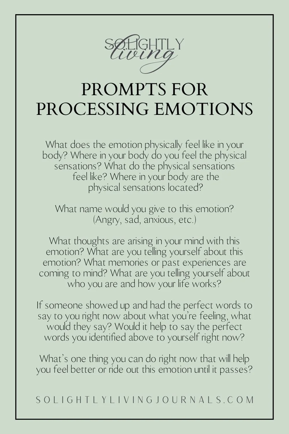 Healing Journal Prompts for Mental Health