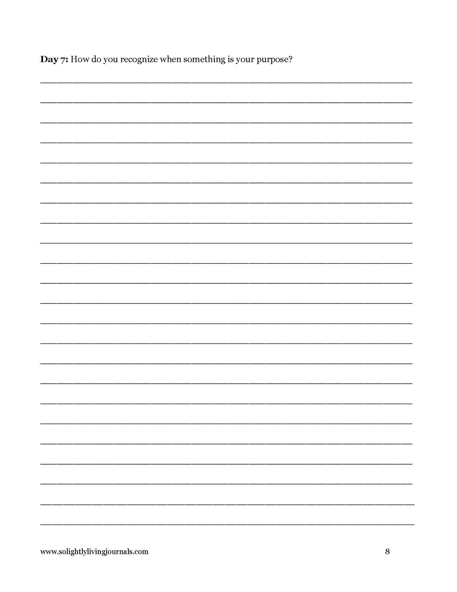 Free Guided Journal Pages | Positive Self Talk Printable