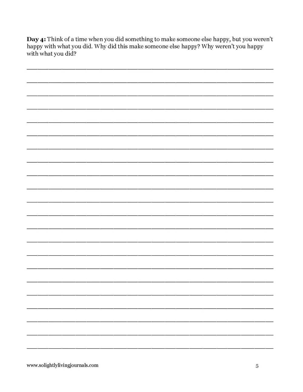 Free Printable Shadow Work Journal