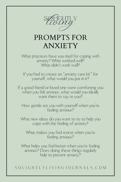 Get To The Root Of Your Anxiety With These Journal Prompts For Anxiety