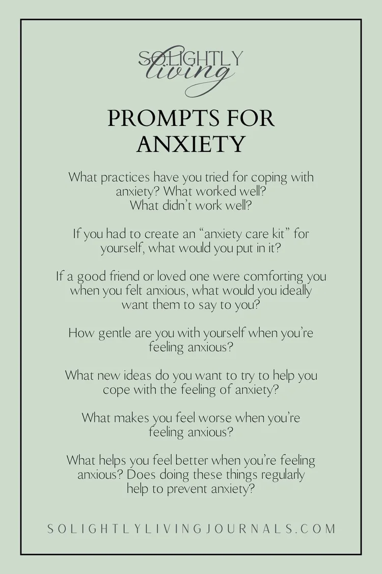 Get To The Root Of Your Anxiety With These Journal Prompts For Anxiety