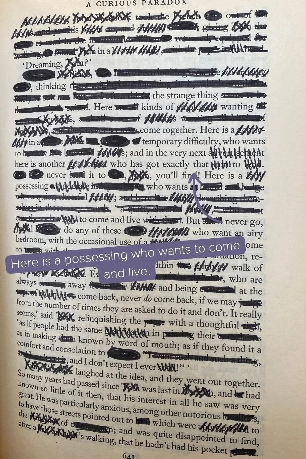 How To Create Blackout Poetry & Connect With Your Intuition
