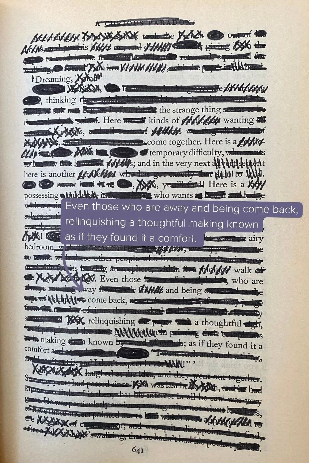 How To Create Blackout Poetry & Connect With Your Intuition
