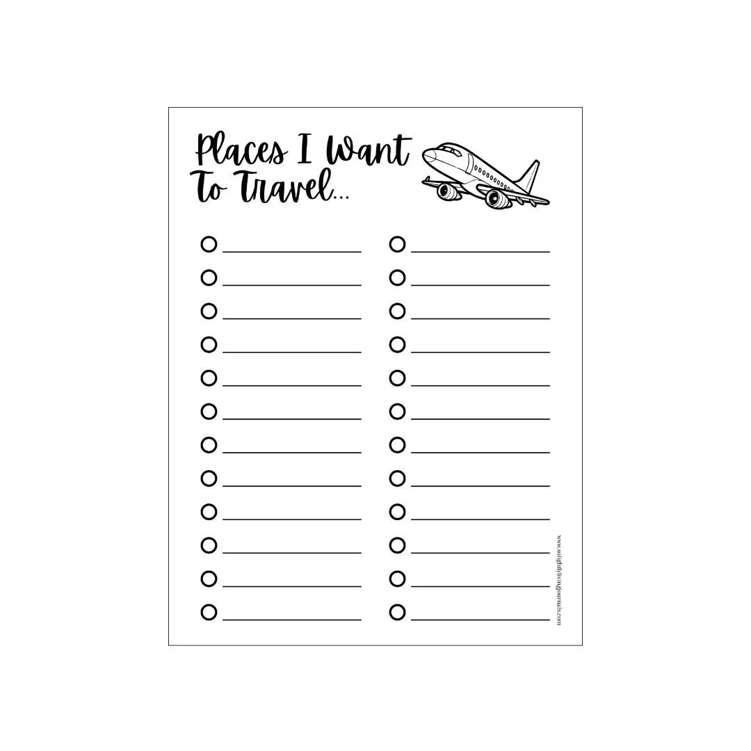 Free Bullet Journal Goals Page Printable | Bullet Journal Template