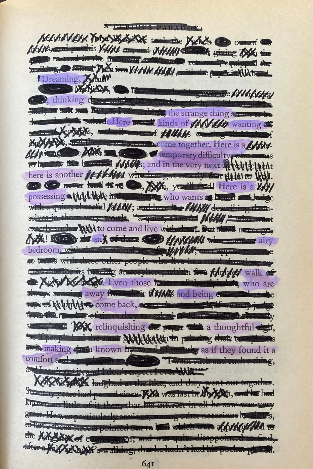 How To Create Blackout Poetry & Connect With Your Intuition