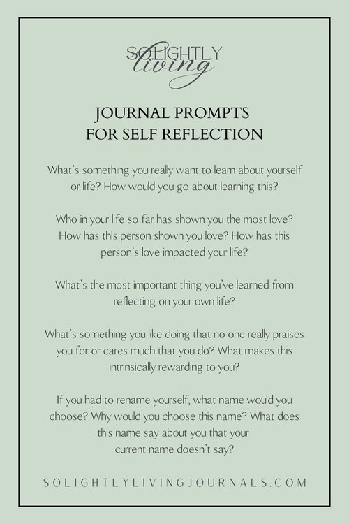 Search Your Heart With These Journal Prompts For Self Reflection
