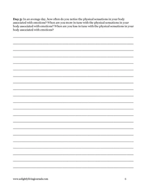 Free Printable Guided Journal Pages For Anxiety