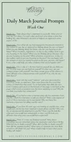 Journal Prompts for March | Daily Journal Prompts