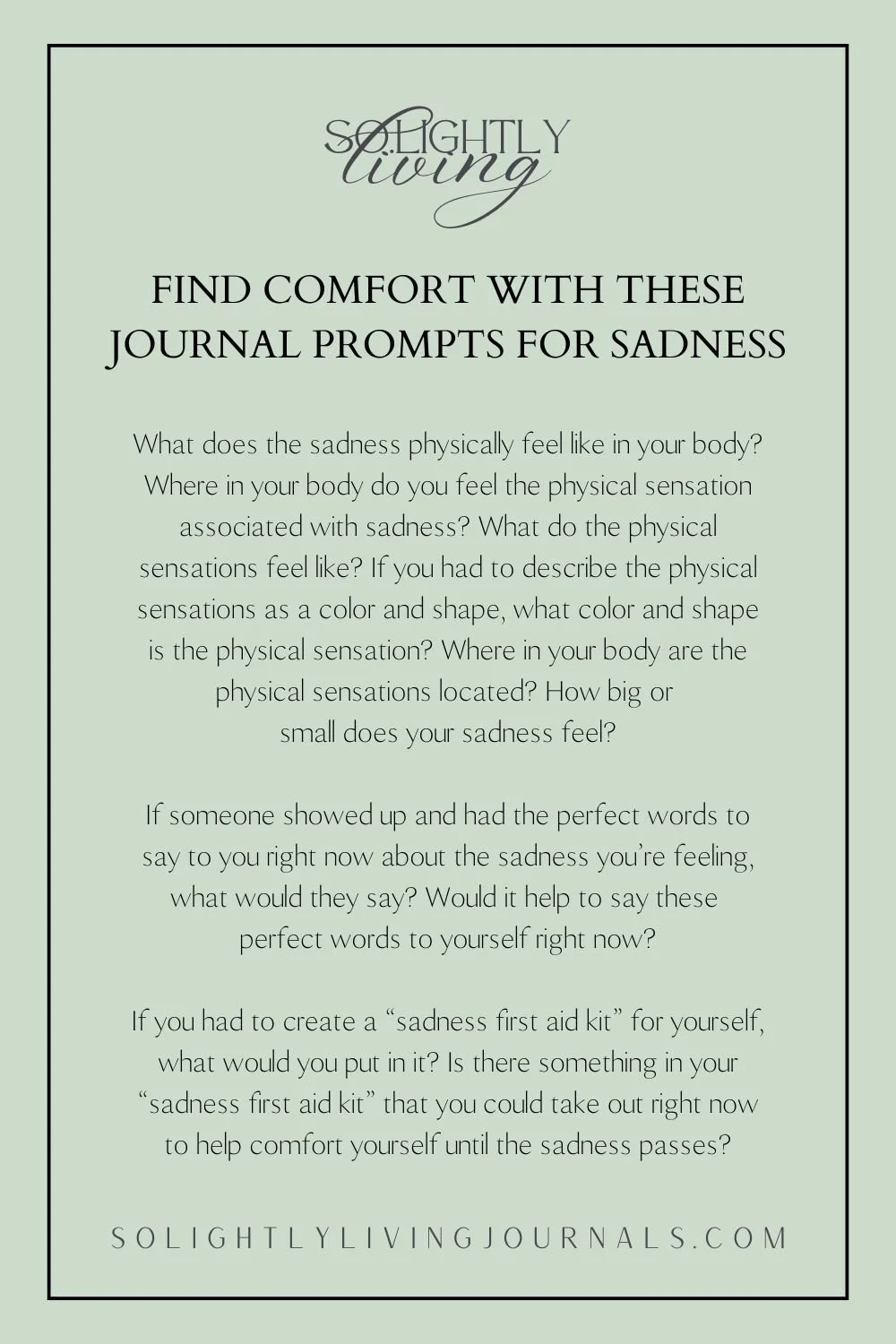 Find Comfort With These Journal Prompts For Sadness
