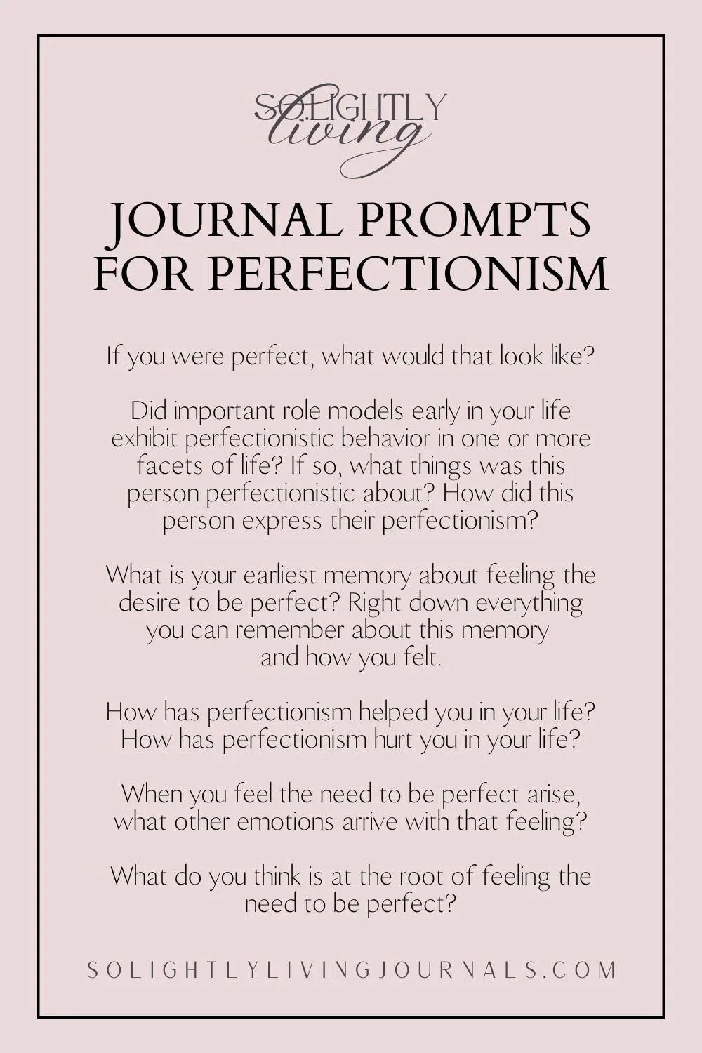 Find Freedom With These Journal Prompts For Perfectionism