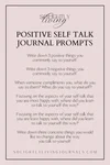 Journal Prompts for Positive Self Talk