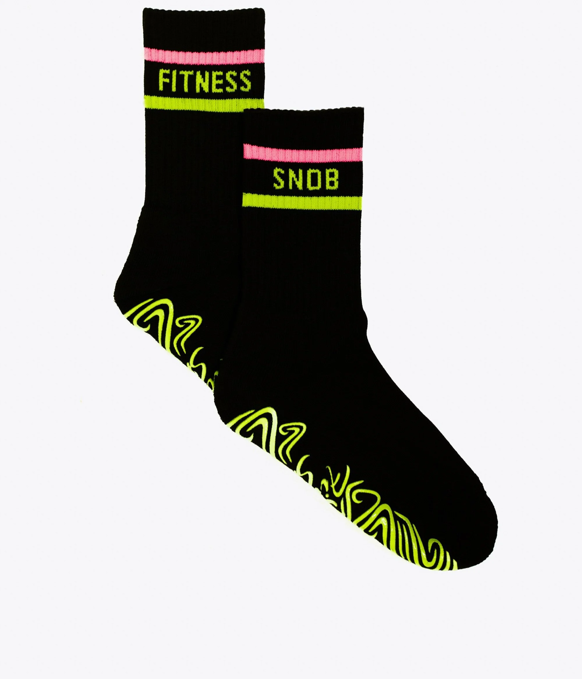 Fitness Snob Crew Socks - Elevate Your Fitness Style