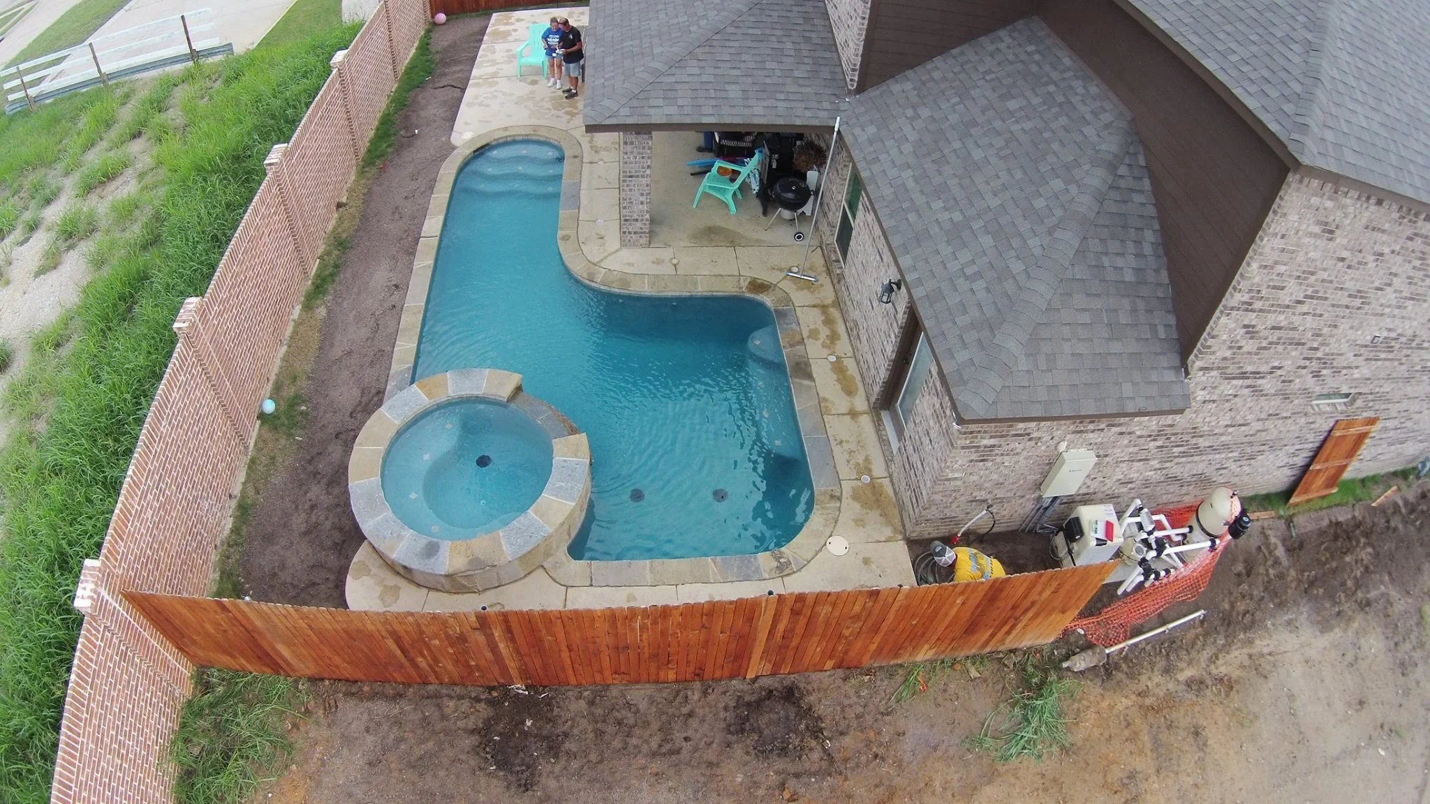 The Haferkamp Pool — Sun-Ray Pools of Burleson