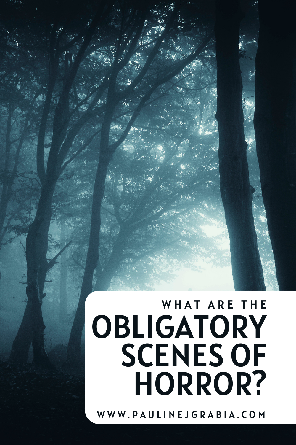 The Obligatory Scenes of the Horror Genre — PAULINE J. GRABIA Writer ...
