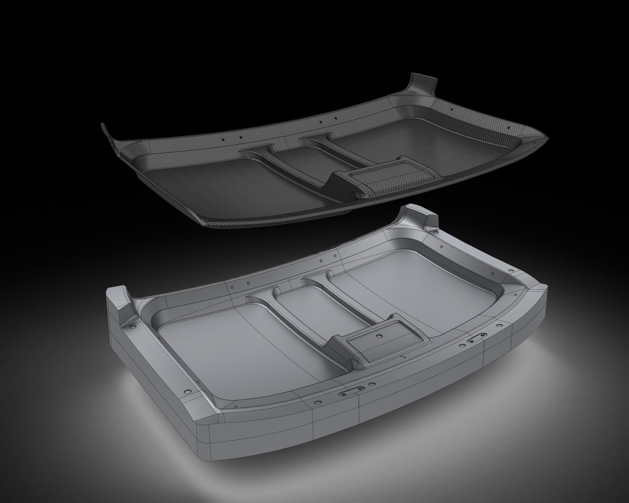 Carbon Headliner — 3D Magic Mike Design