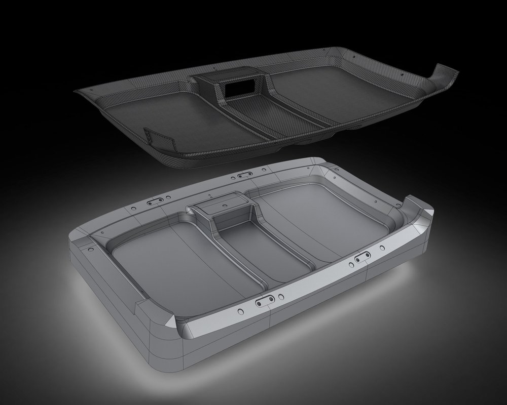 Carbon Headliner — 3D Magic Mike Design