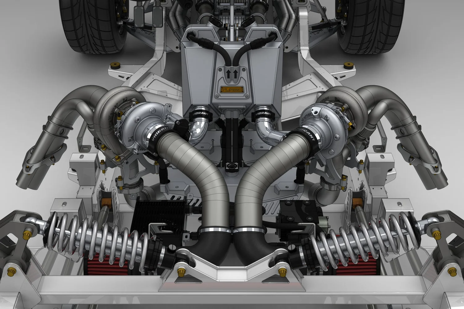 Bed Mounted Twin Turbo System — 3D Magic Mike Design