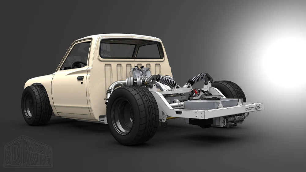 Datsun 620 Custom Chassis — 3D Magic Mike Design