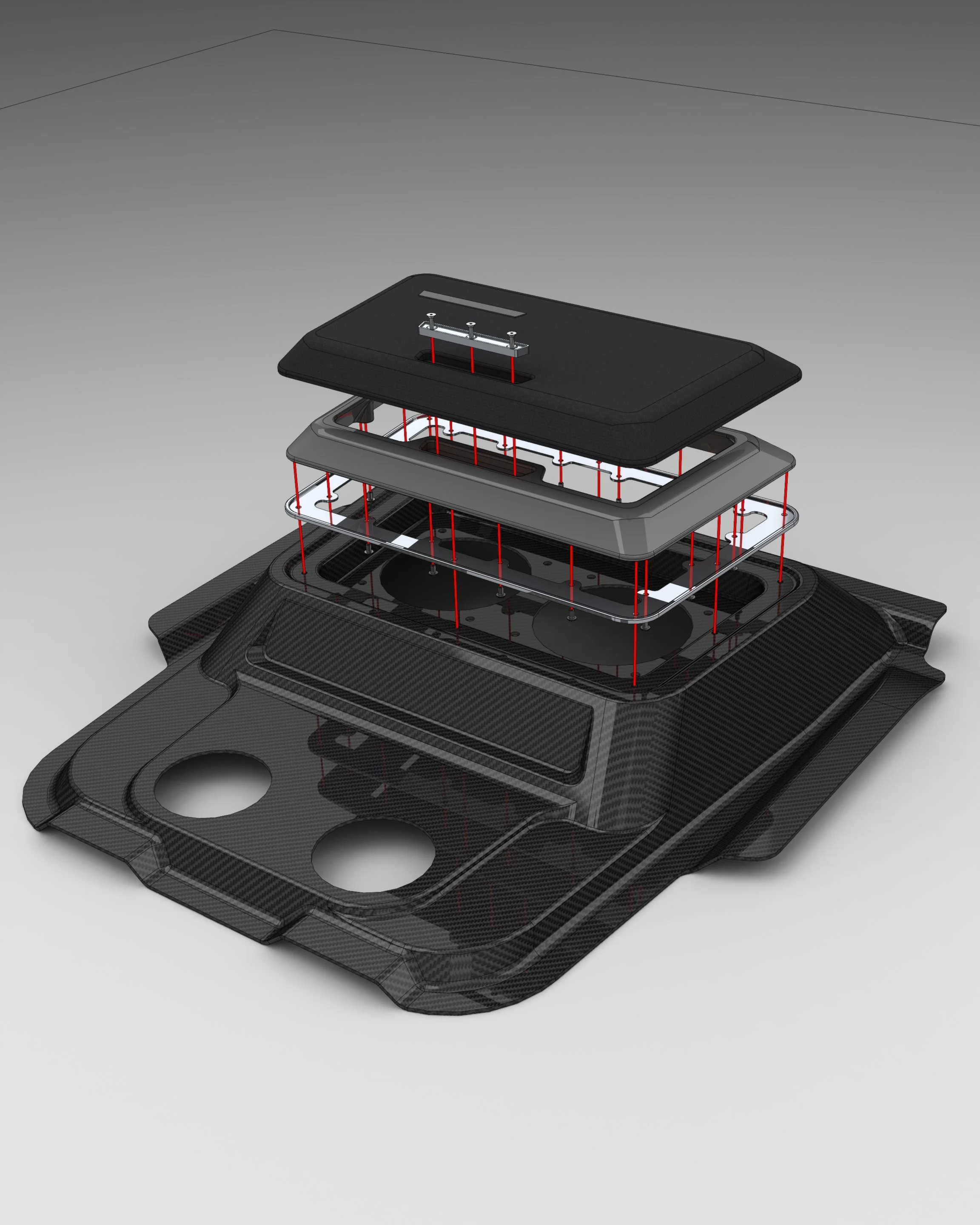 Carbon Speaker System — 3D Magic Mike Design