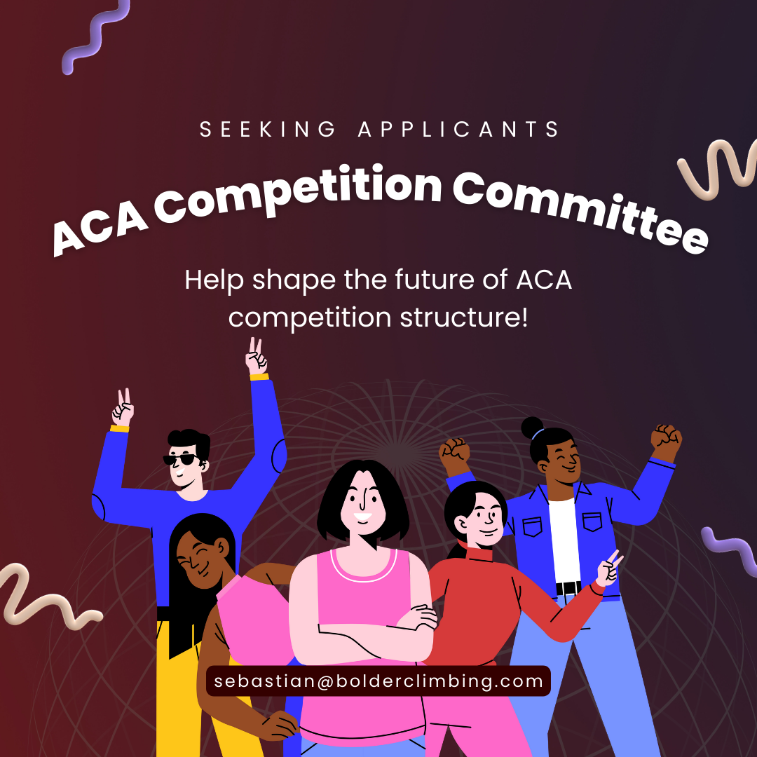 Competition Committee applications open — Alberta Climbing Association