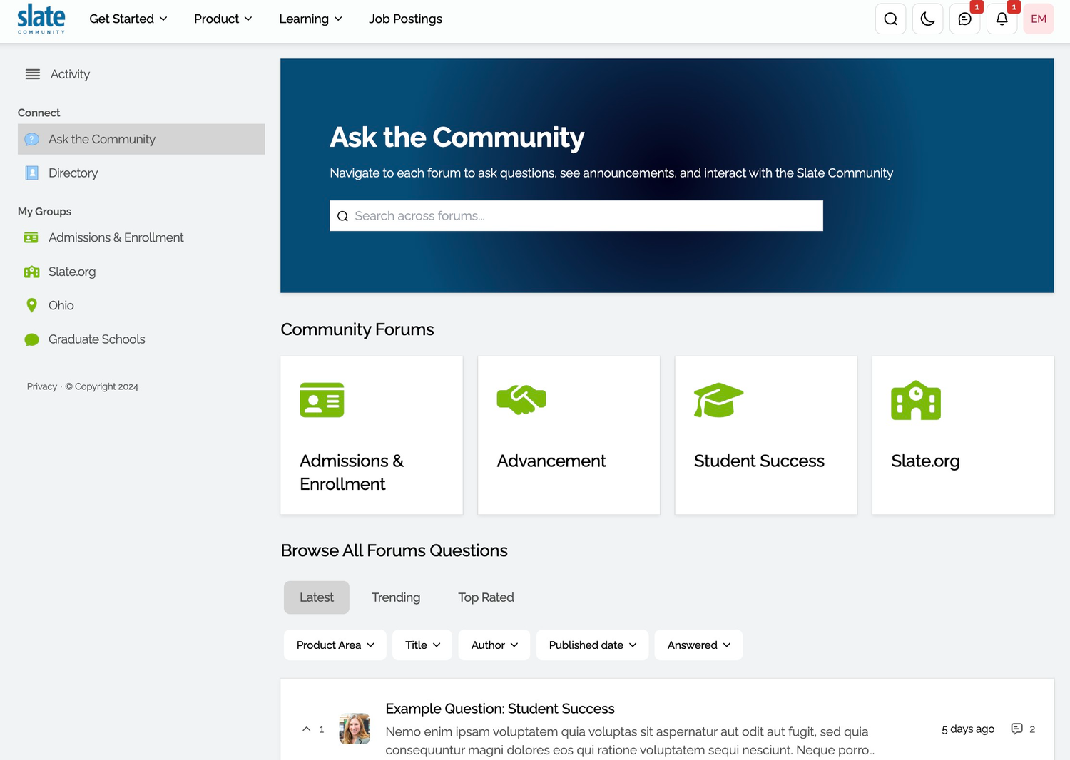 Spring into the New Slate Community — Technolutions
