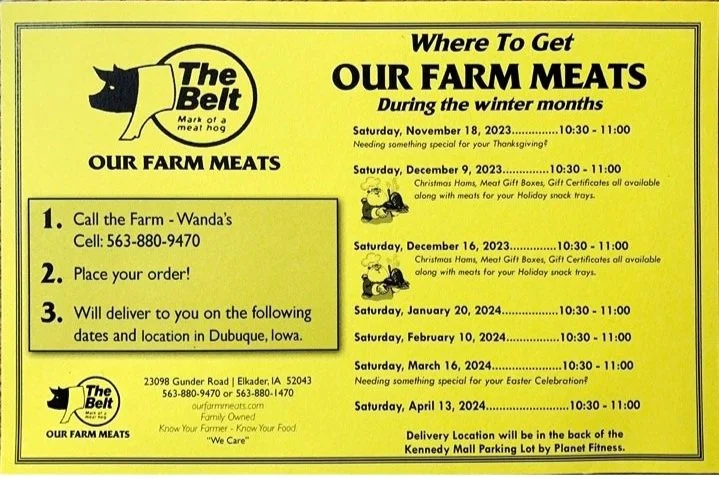 OUR FARM MEATS — Brink Genetics