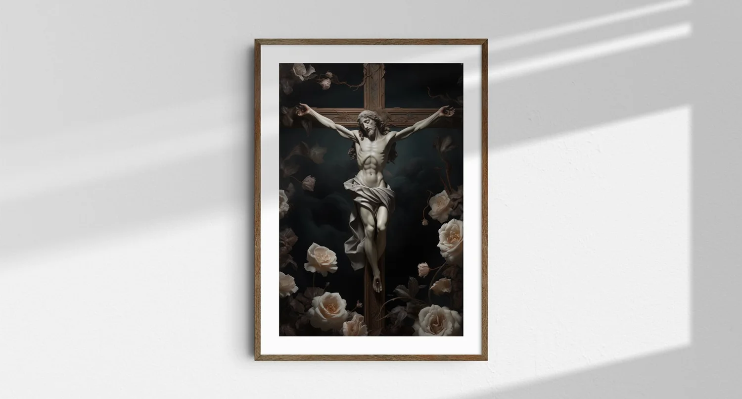 The Humility of Jesus Religious Painting — MATILDA POPE