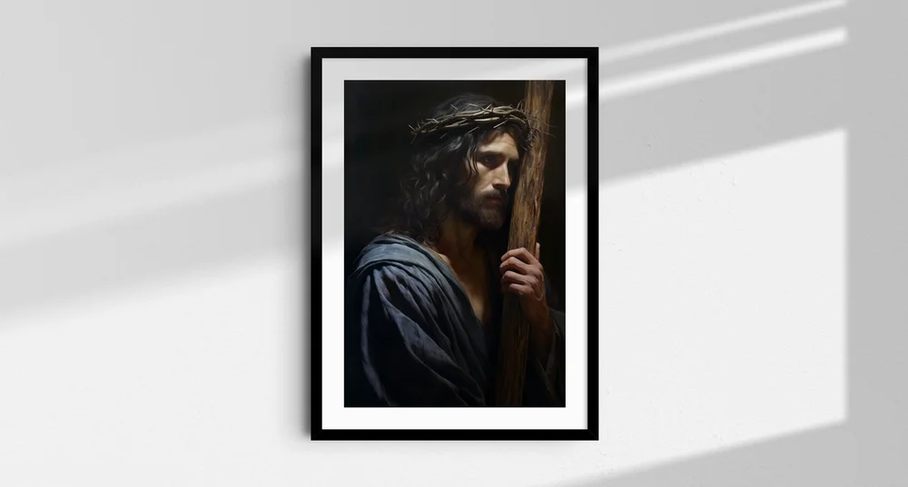 Joseph Father of Jesus Religious Painting — MATILDA POPE