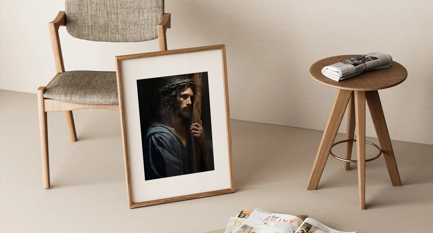 The Humility of Jesus Religious Painting — MATILDA POPE