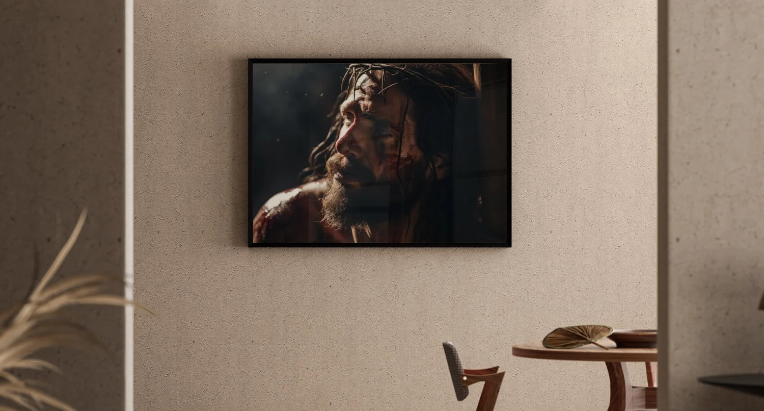 The Humility of Jesus Religious Painting — MATILDA POPE