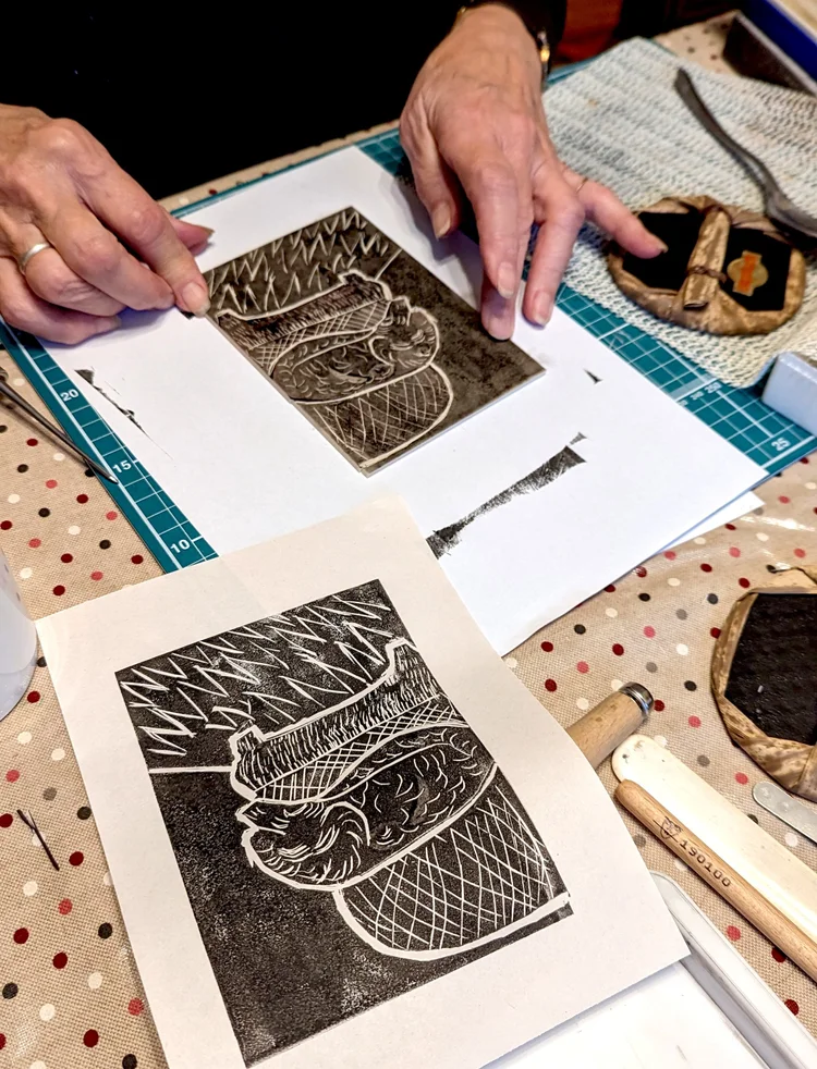 Introduction to Linocut — Frankie Brown