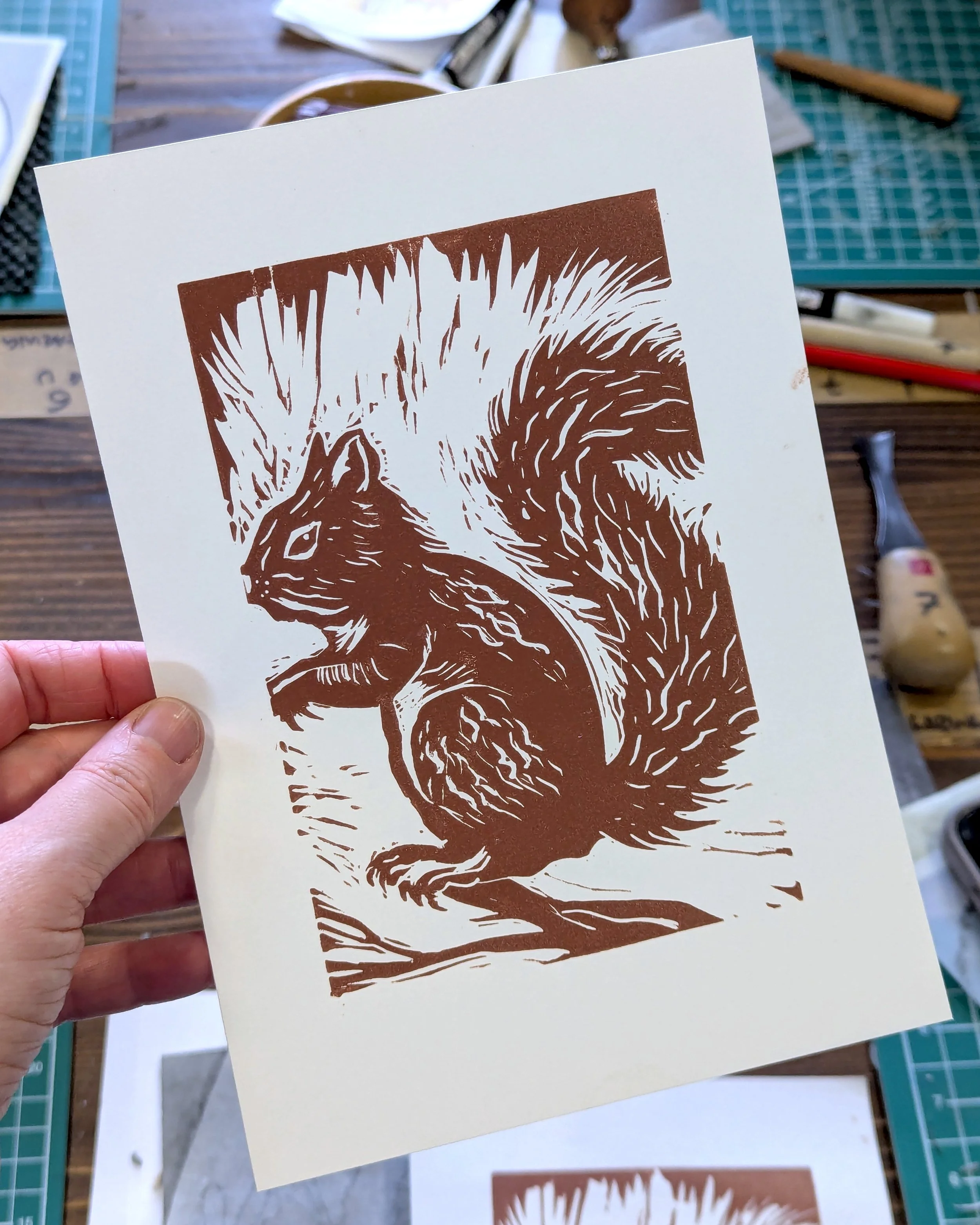 Introduction to Linocut — Frankie Brown