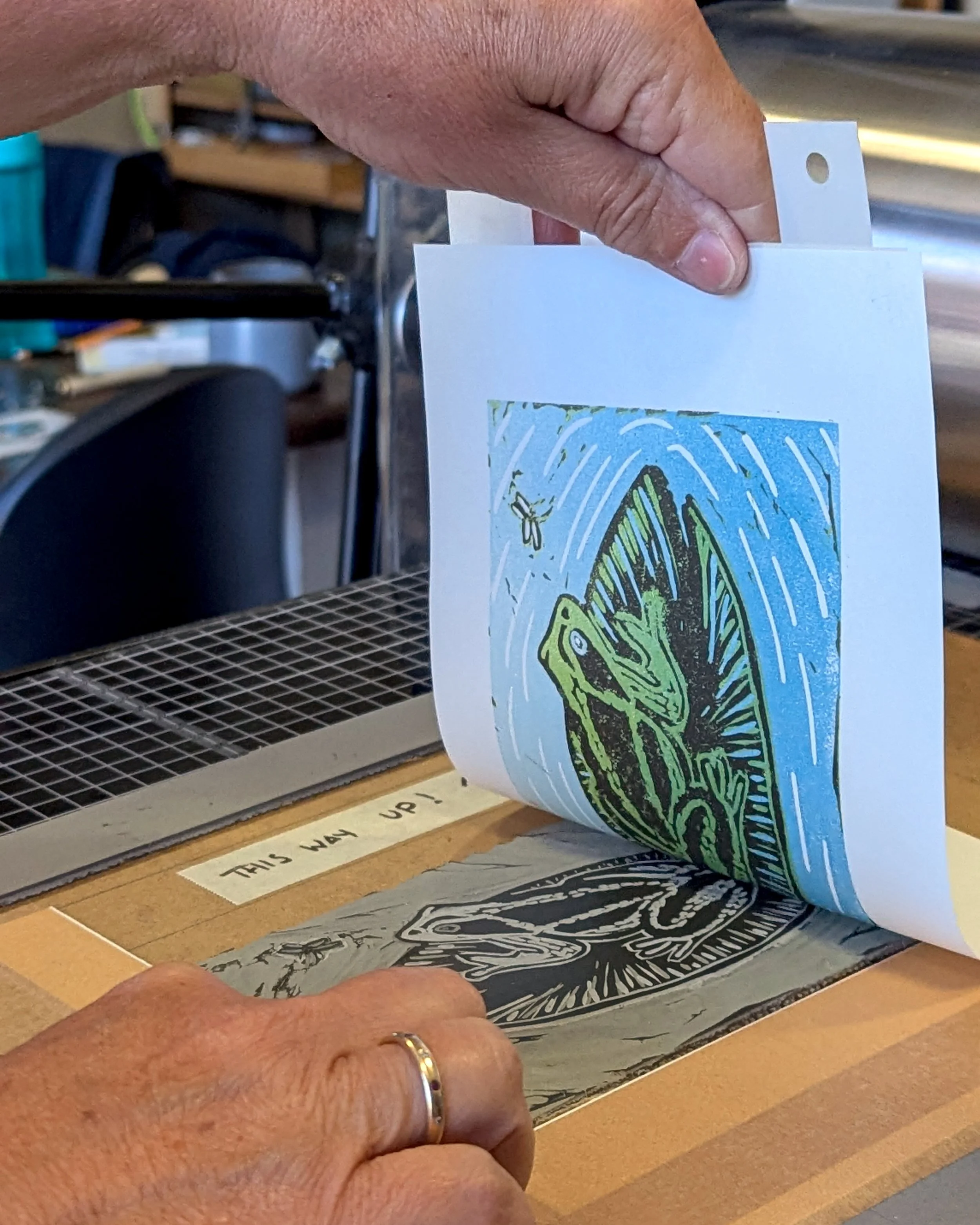 Introduction to Linocut — Frankie Brown
