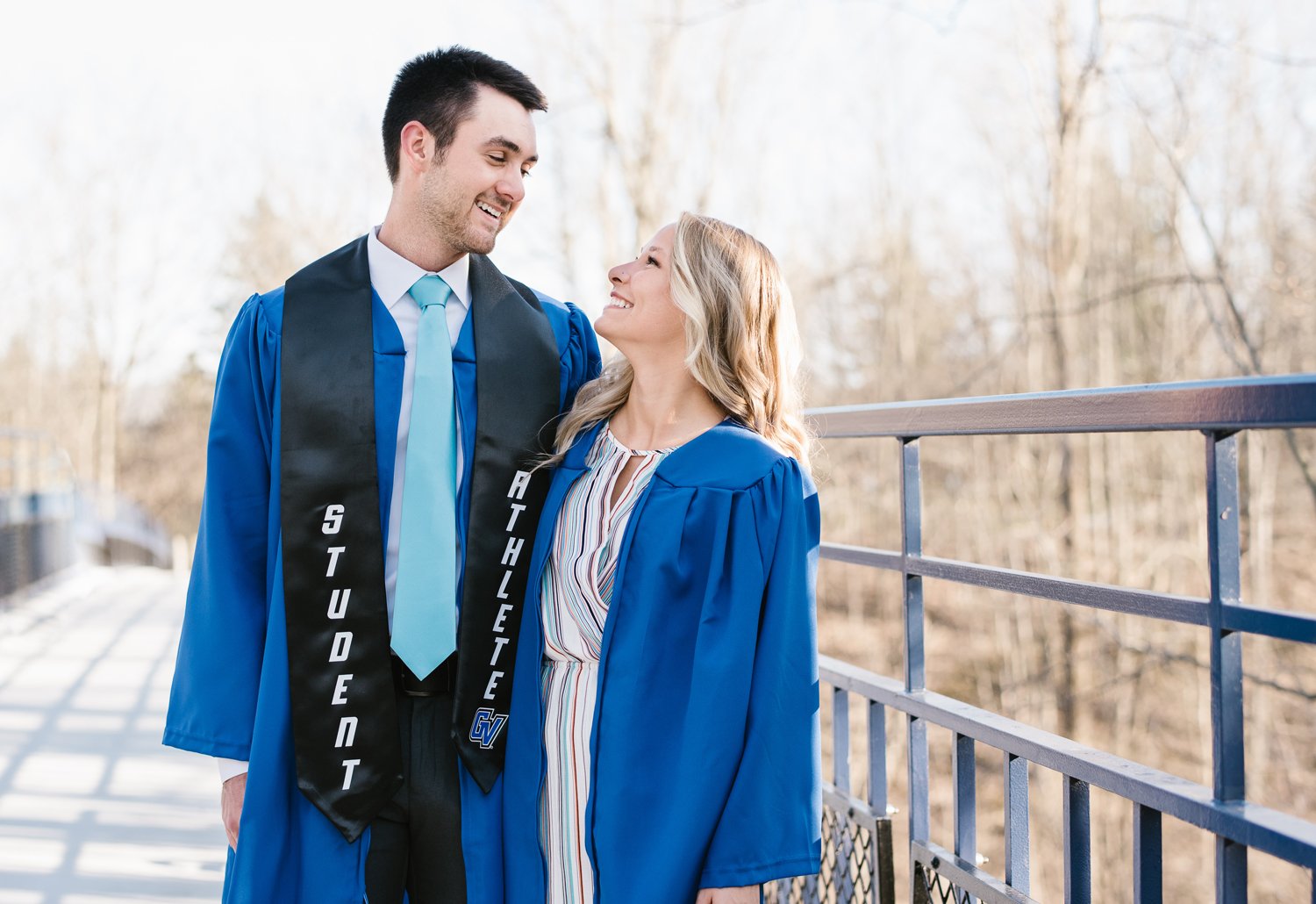 Grand Valley State University Graduation Couples Session