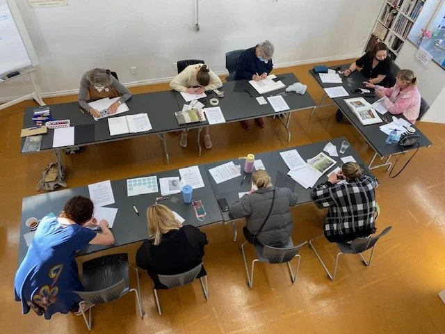 Drypoint etching — Lisa Feyen