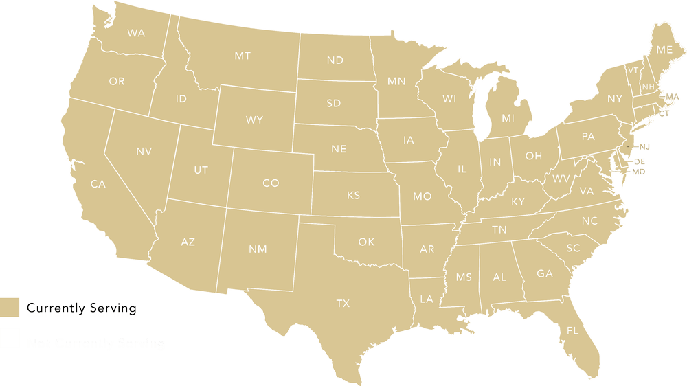 Coverage Area — EA Appraisal Management