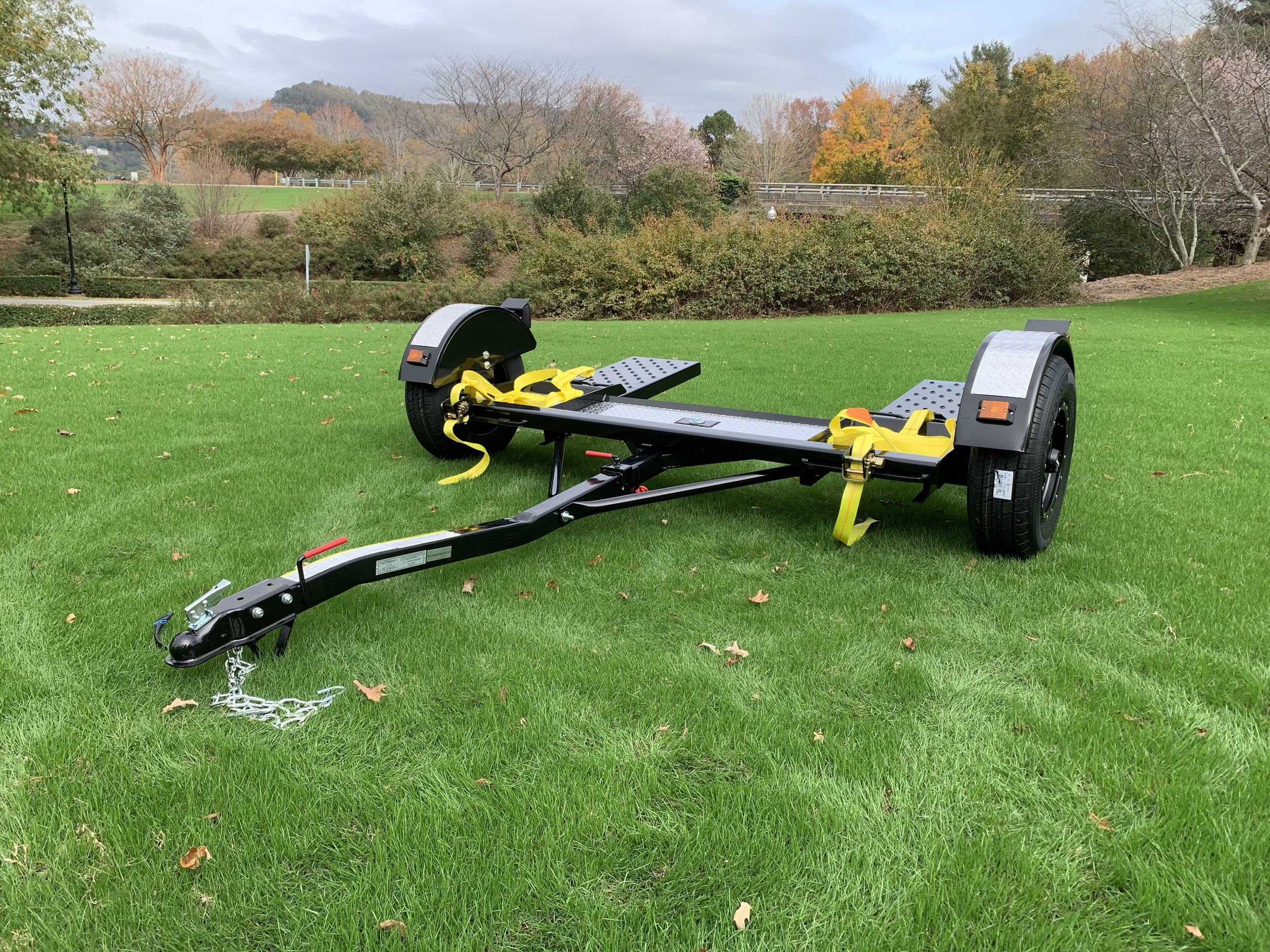 The Premier Black & Chrome Tow Dolly is perfect for towing cars, trucks ...
