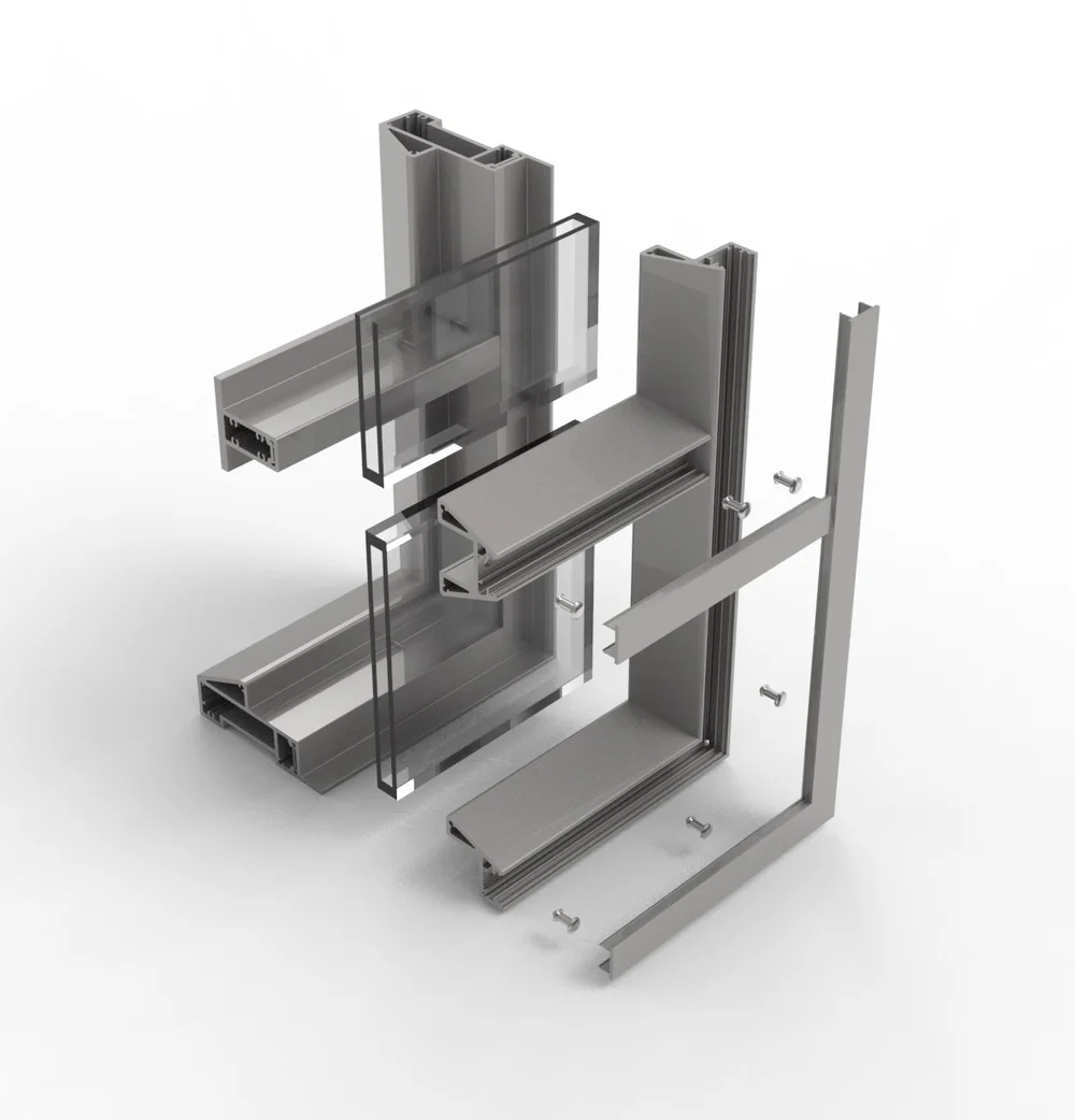 Aluminium Secure Framing - ASF — Steelfinne Fabrications
