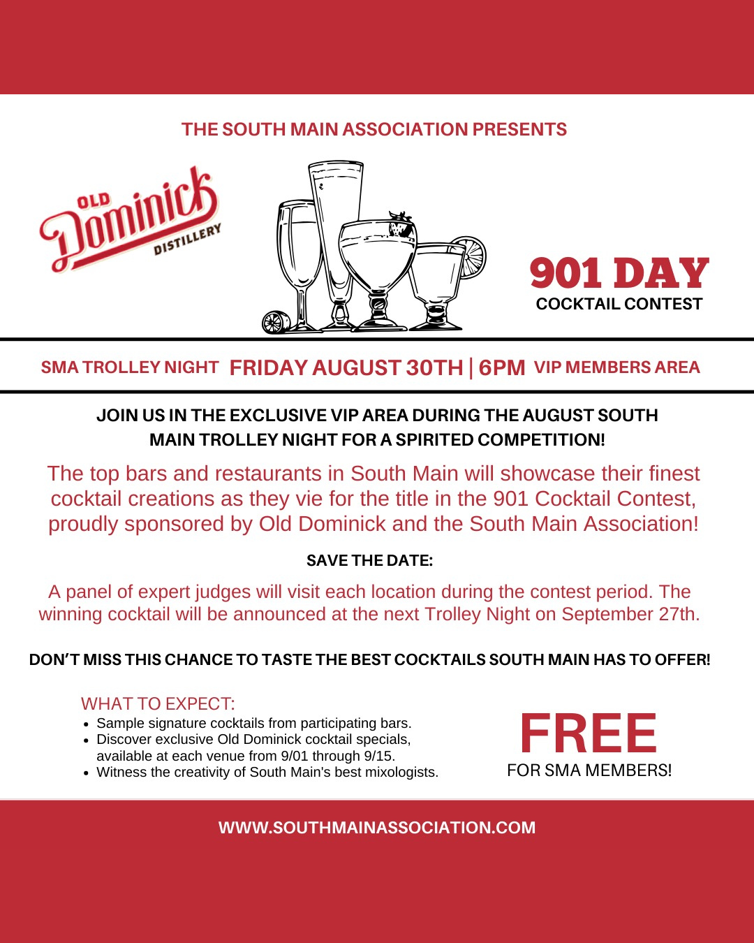 Entry to 901 Day Cocktail Contest — South Main Association