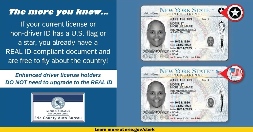 KEARNS CLARIFIES THAT ENHANCED DRIVER’S LICENSE HOLDERS DO NOT NEED TO ...