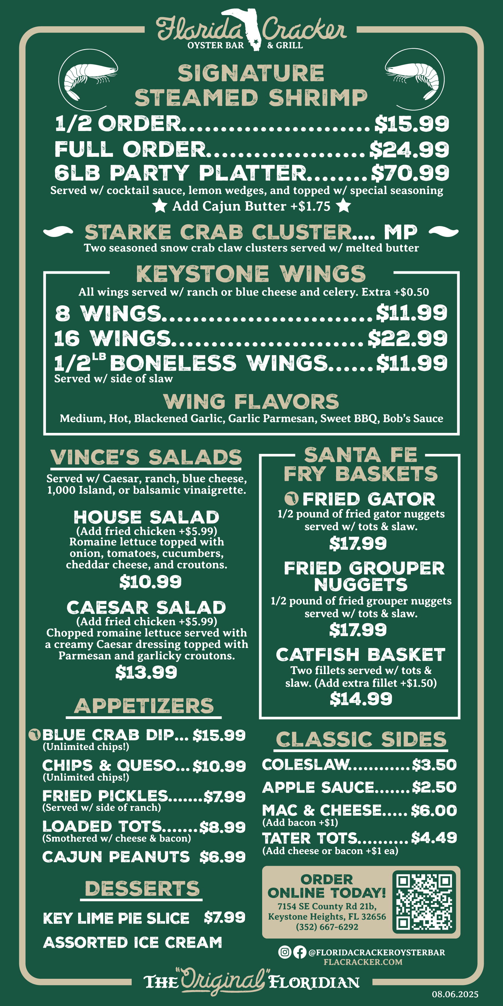 Florida Cracker Oyster Bar & Grill | Discover Fresh Seafood - Dine ...