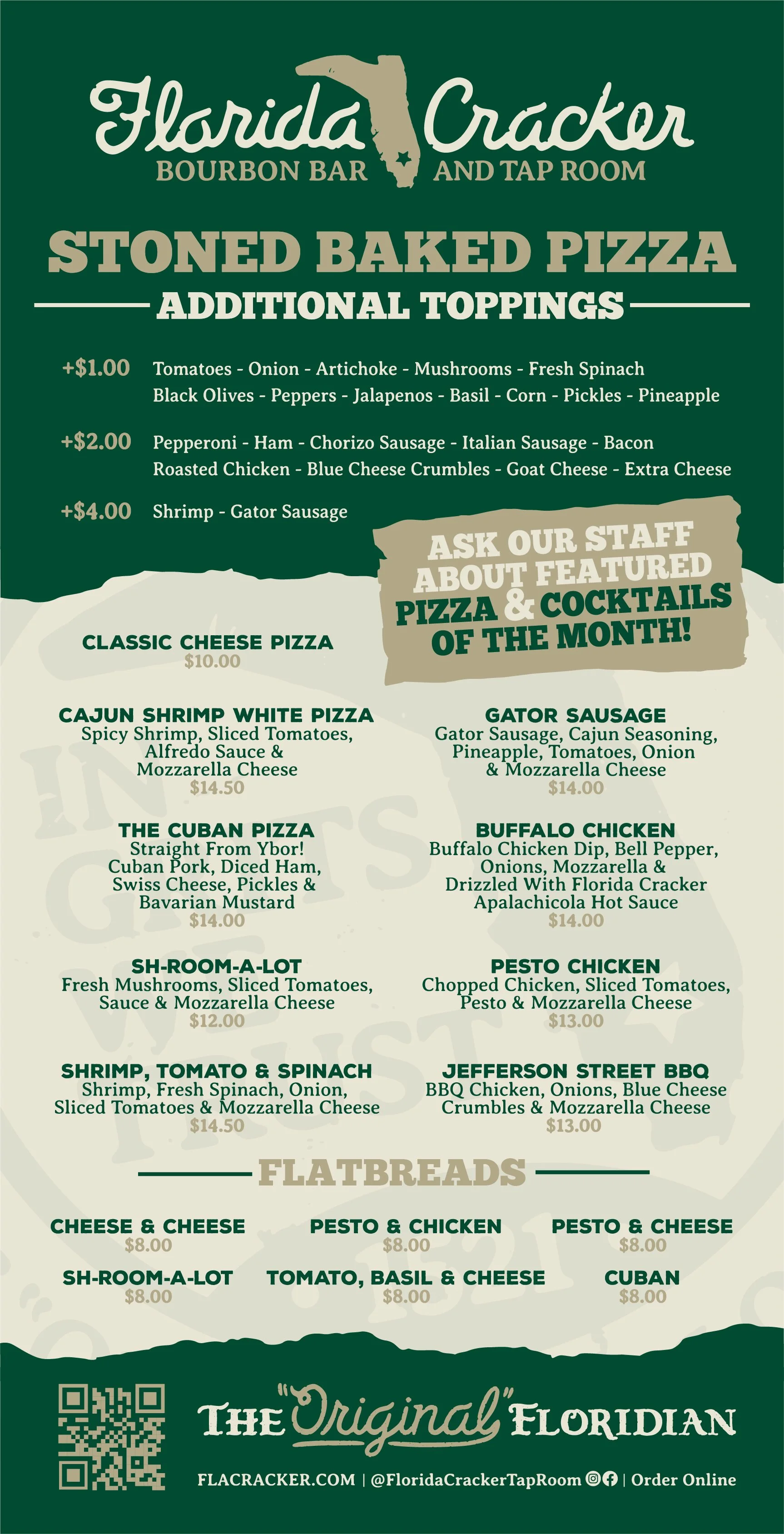 Tap Room & Bourbon Bar — FLORIDA CRACKER - The Original Floridian