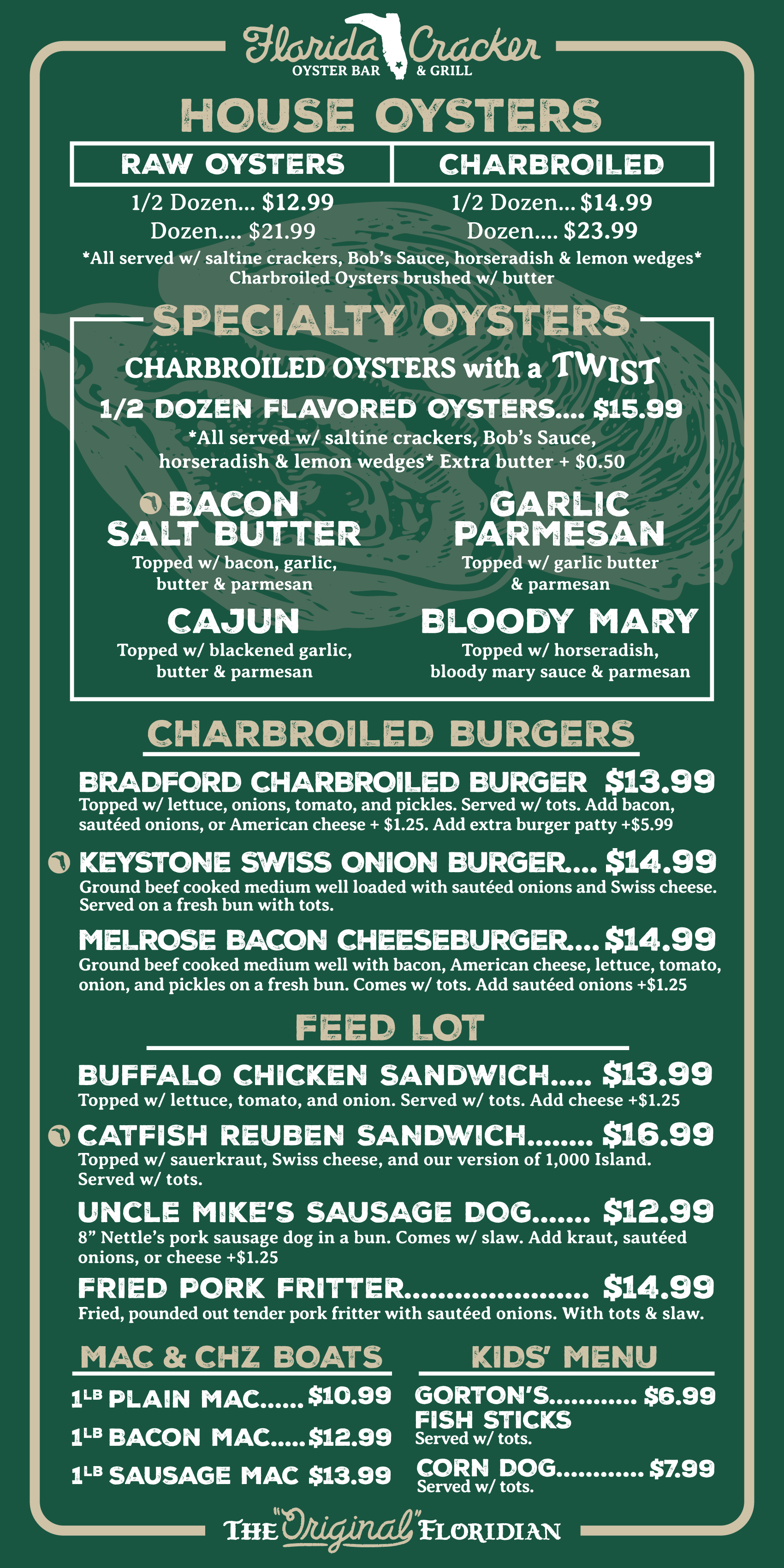 Florida Cracker Oyster Bar & Grill | Discover Fresh Seafood - Dine ...