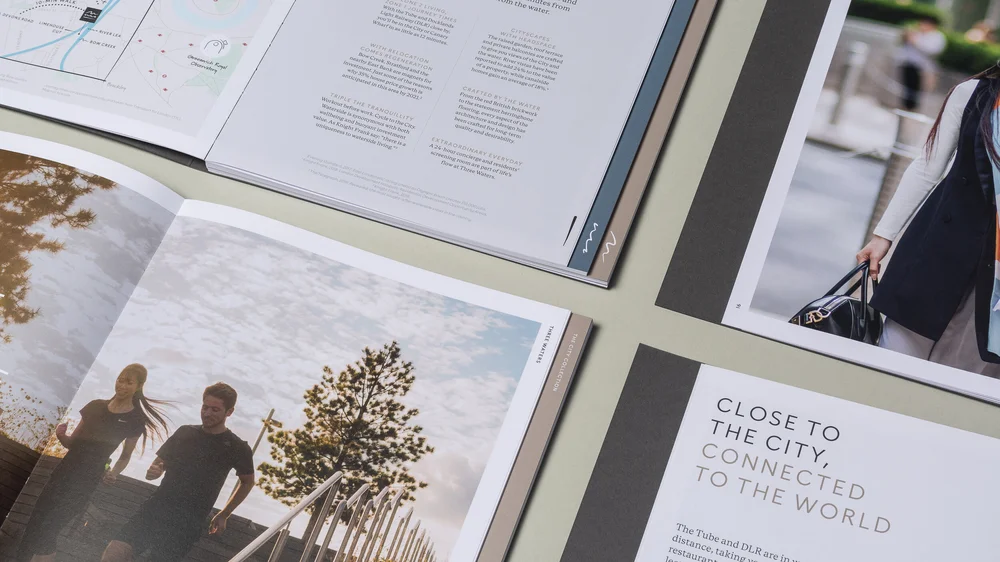 Property branding for new development Three Waters — Work — Lantern ...
