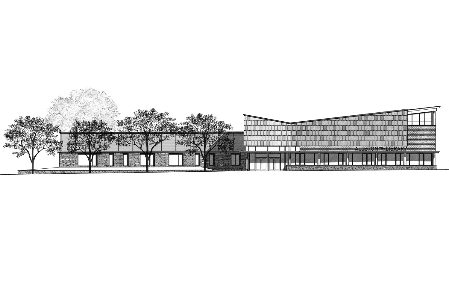 Boston Public Library, Allston Branch — MACHADO SILVETTI