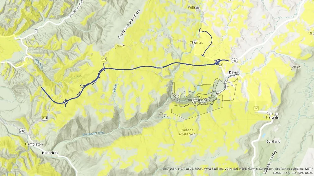 Corridor H Viewshed Map | Explore Visual Impact — Go-North Corridor H